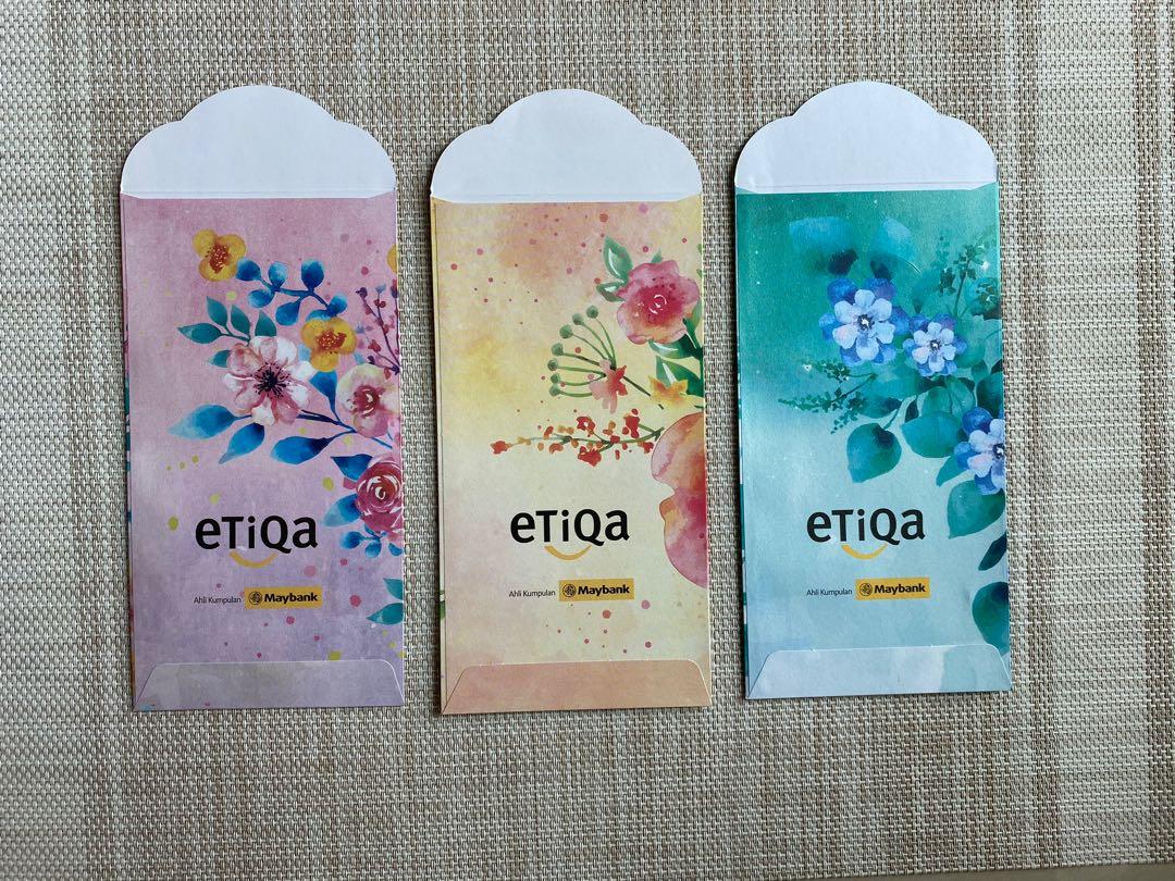 Sampul Duit Raya - Etiqa Maybank (3 pieces), Hobbies & Toys, Stationery ...