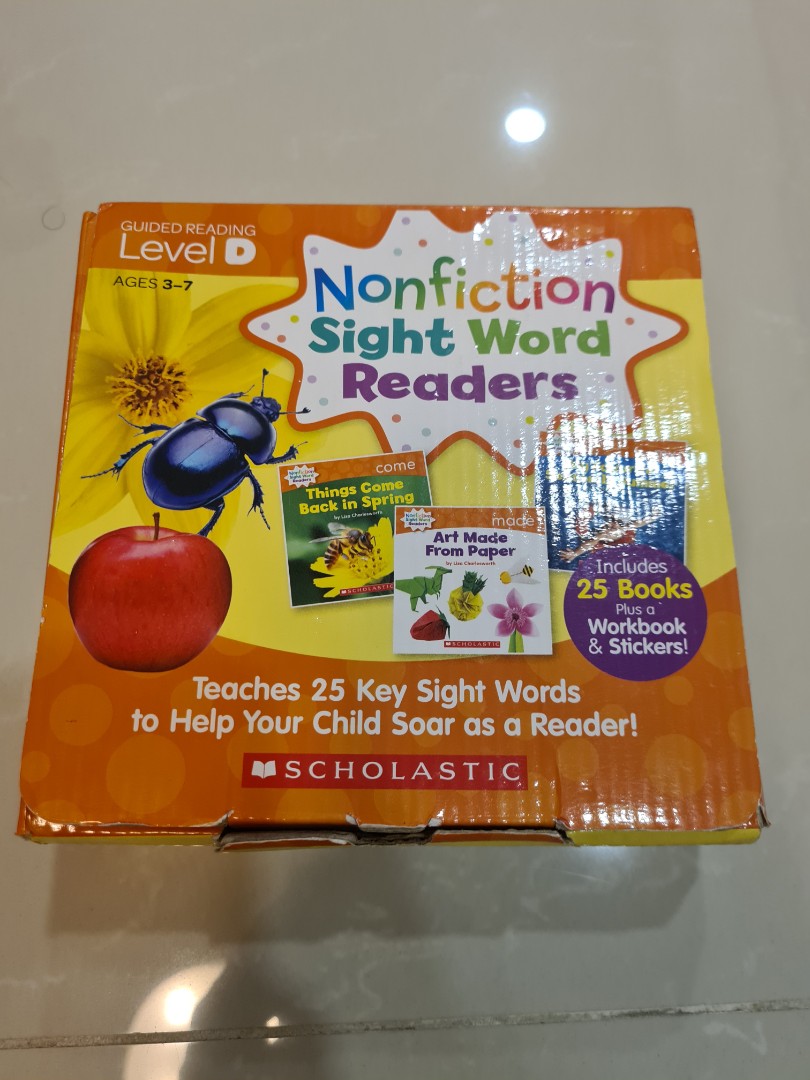 Scholastic Sight Word Readers (25 books), Hobbies & Toys, Books ...