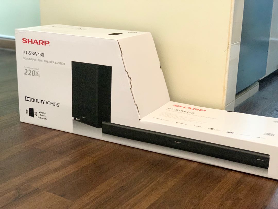 Sharp Soundbar with wireless subwoofer, Audio, Soundbars, Speakers ...