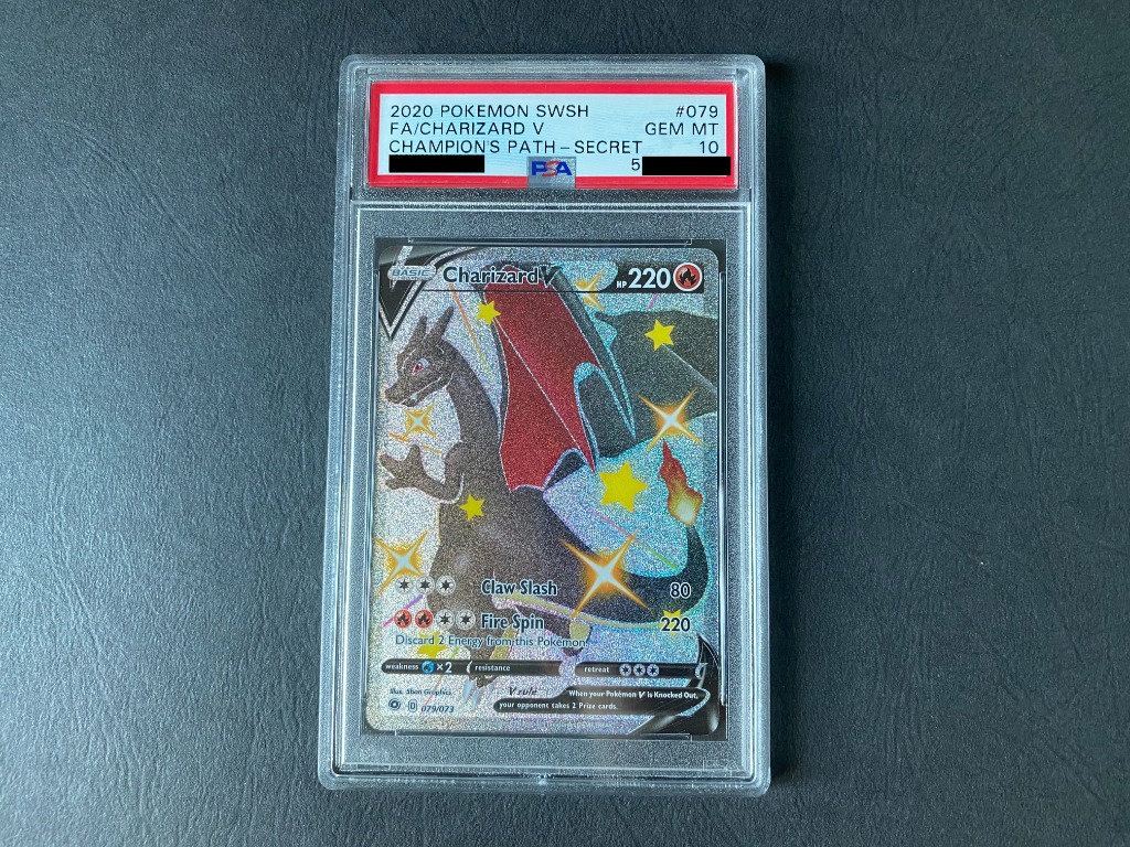Shiny Charizard V [PSA 10] - Champion's Path (Pokemon card / Pokemon ...