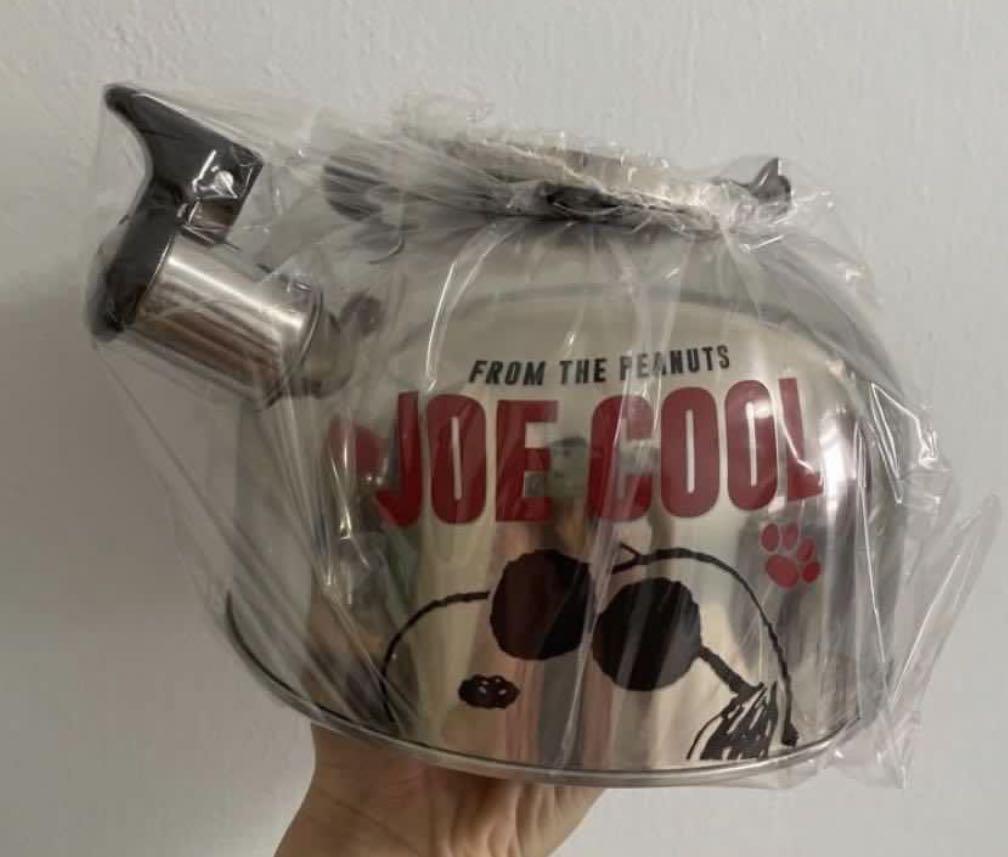 Snoopy Peanuts Joe Cool 1.8 Stainless Steel Kettle/Plush Toy, TV & Home ...