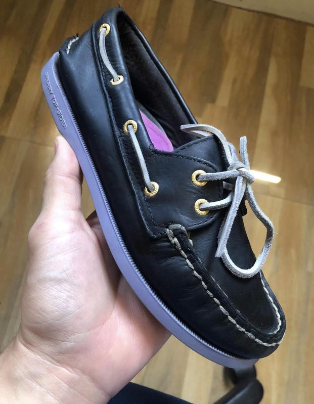 Sperry Topsider Purple Sole, Women's Fashion, Footwear, Loafers on ...