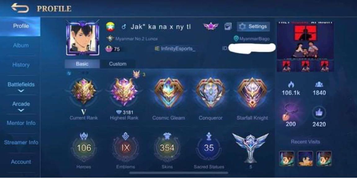 Stacked Support Win Rates MLBB Account, Video Gaming, Gaming ...