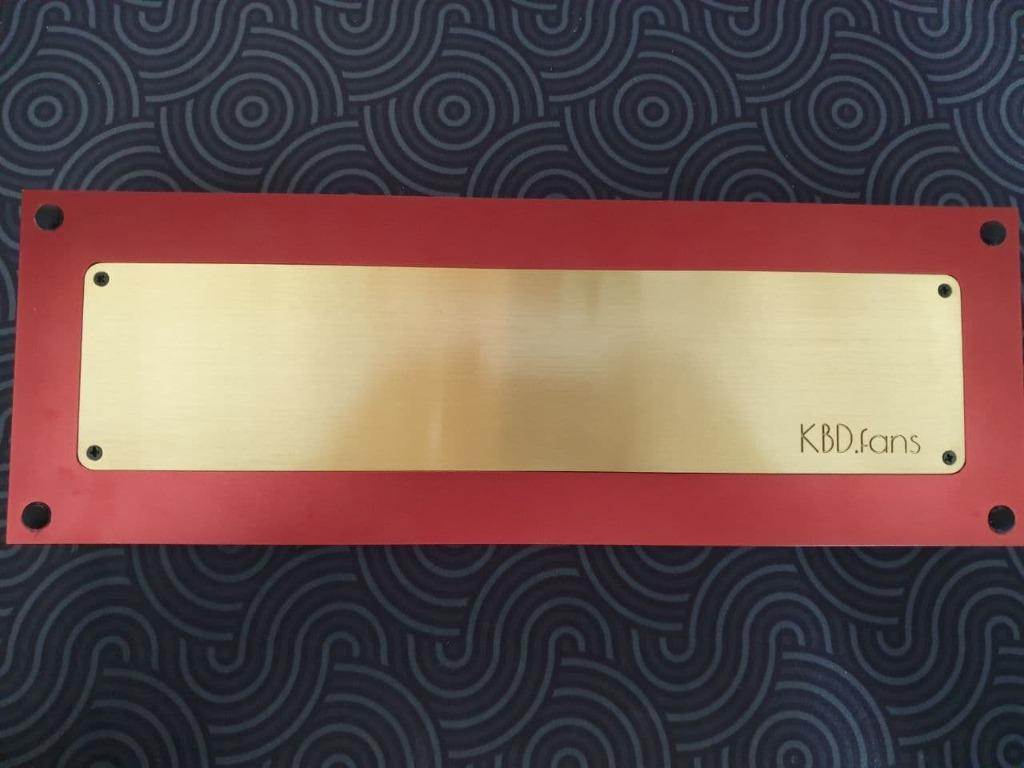 Tofu65 Burgundy Hotswap Keyboard // DZ65 RGB V2 Hotswap PCB // Brass ...