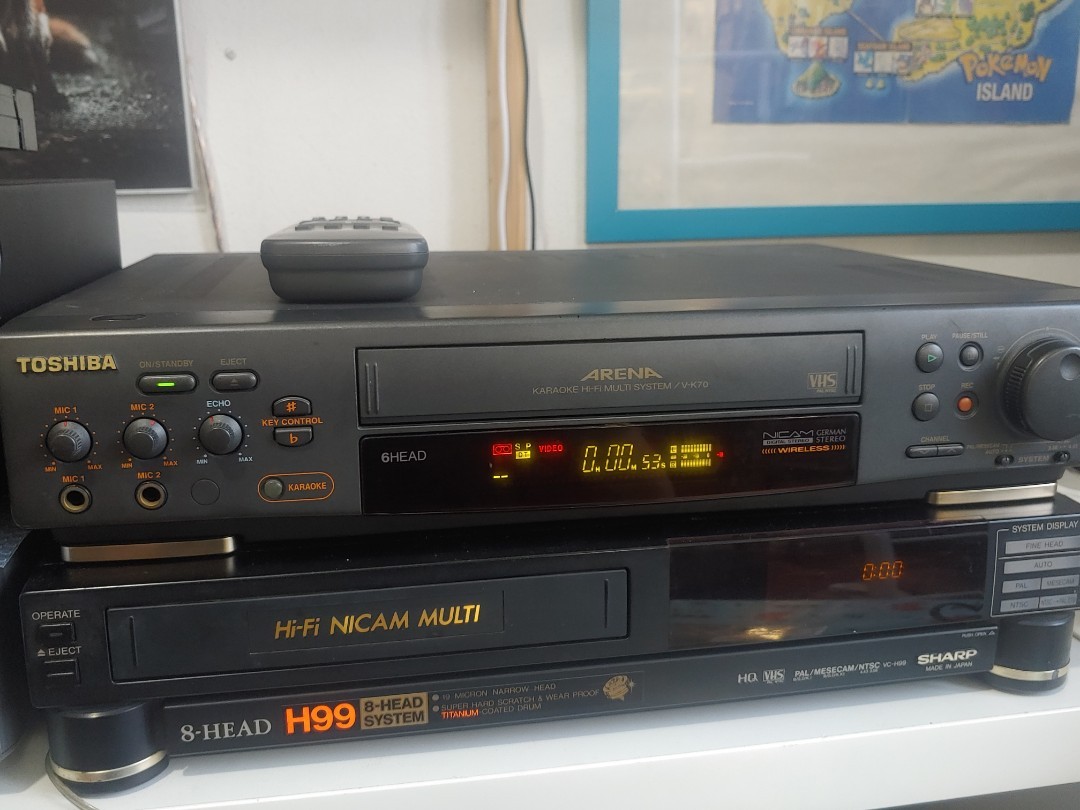 Toshiba Arena 6 Head VCR VHS Hi-Fi, TV & Home Appliances, TV & Entertainment, TV Parts ...