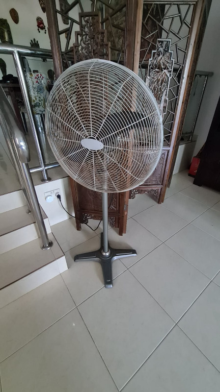 Very powerfull industrial style Standing fan, Furniture & Home Living ...