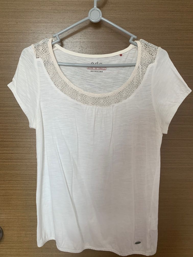 White EDC Top, Women's Fashion, Tops, Other Tops on Carousell