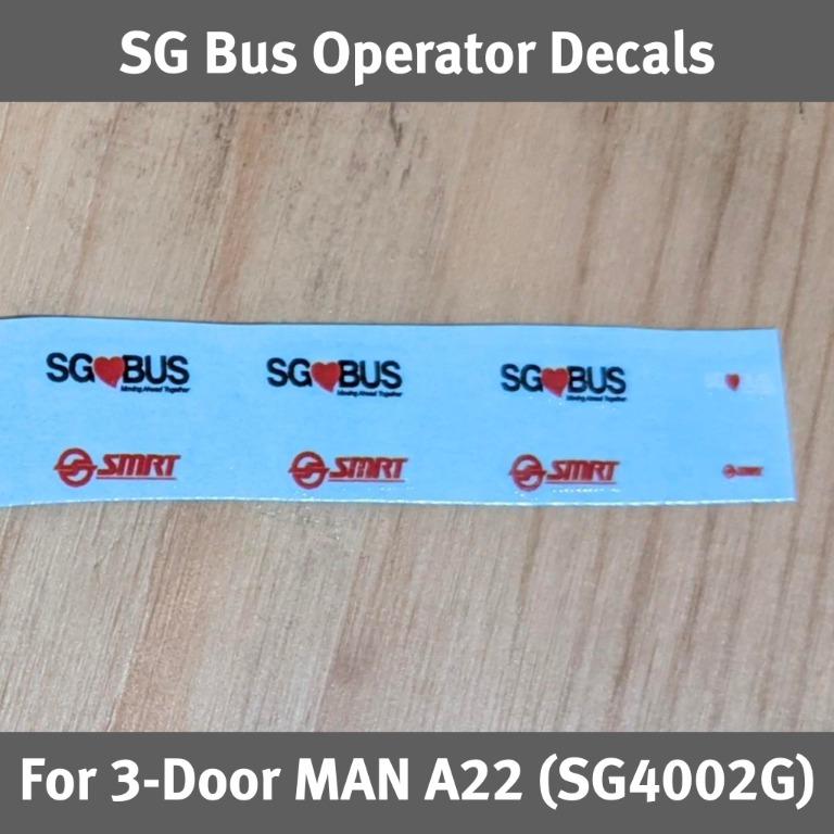 1/76 Model 1 SMRT Singapore MAN NL323F A22 3-Door 12m (SG4002G ...