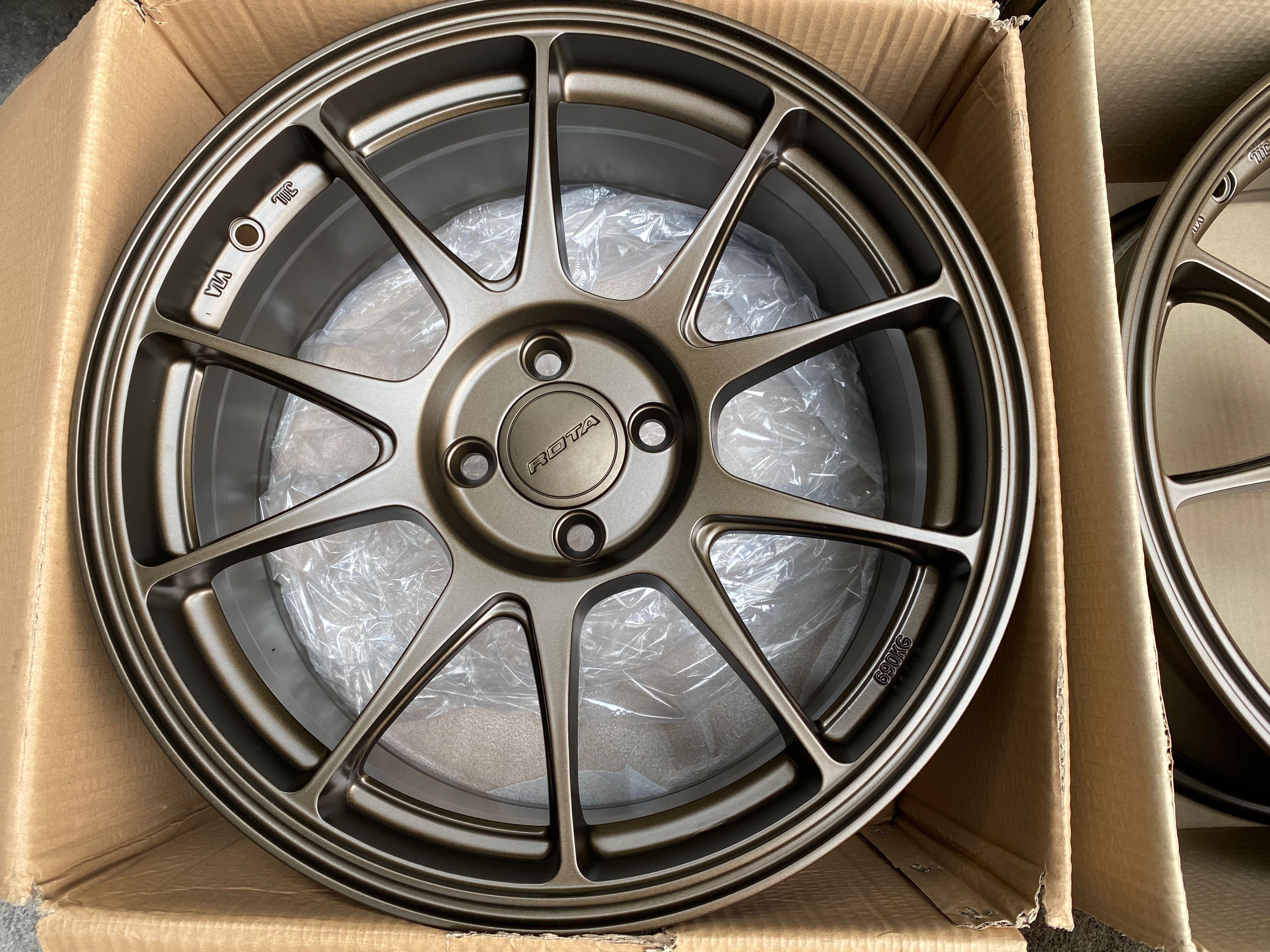 17" Rota Titan Bronze 4Holes pcd 100 Bnew Mags, Car Parts & Accessories ...