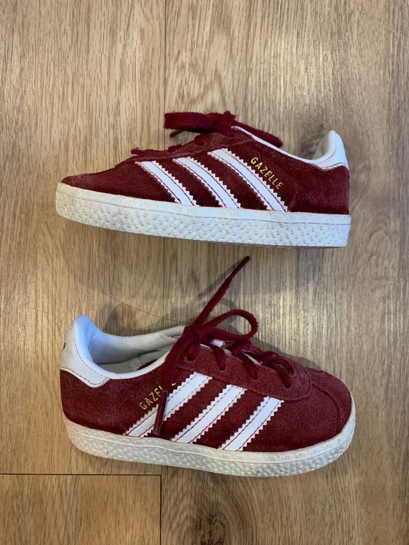 Adidas gazelle maroon, Bayi & Anak, Lainnya di Carousell