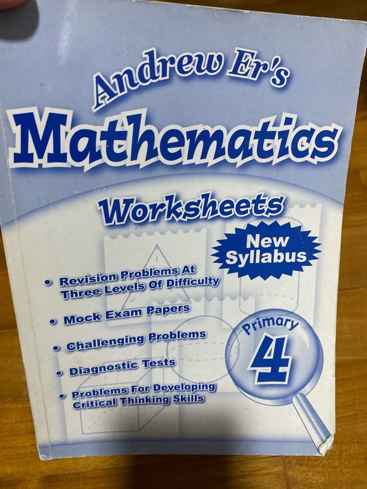 Andrew Er’s Mathematics worksheets, Hobbies & Toys, Books & Magazines ...