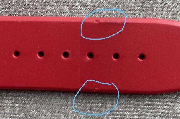 Audemars Piguet ROO 42mm Rubber strap XS (Red), Luxury, Watches on ...