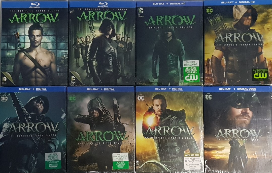 Arrow The Complete Season 1 to 8 BluRay set, Hobbies & Toys, Music ...