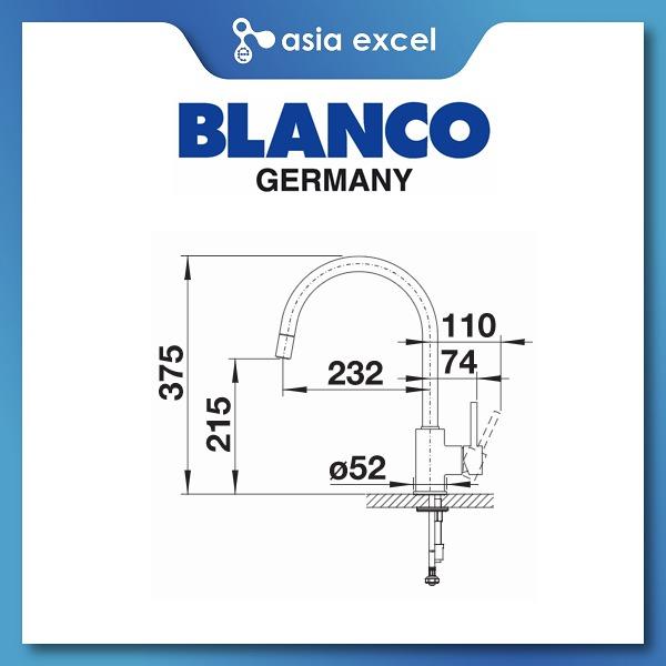 BLANCO MIDA-S XL CHROME PULL-OUT KITCHEN SINK MIXER, Furniture & Home ...