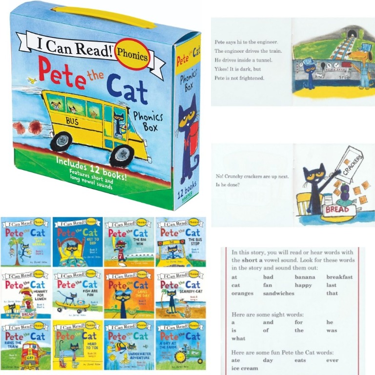 BNIB: Pete the Cat 12-Book Phonics Fun!: Includes 12 Mini-Books ...