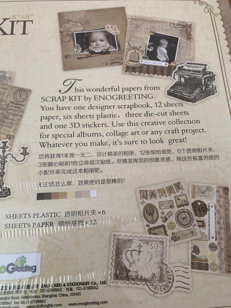 Bnip Scrap Book Kit, Hobbies & Toys, Stationery & Craft, Craft Supplies ...