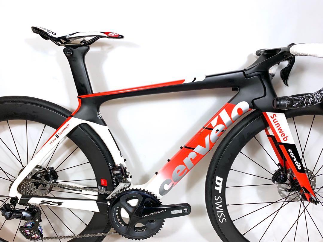 Cervelo S5 Sunweb Disc全內走碟剎公路車Shimano Ultegra R8070電變碟剎套件 碳纖維大雞腿 DT ...