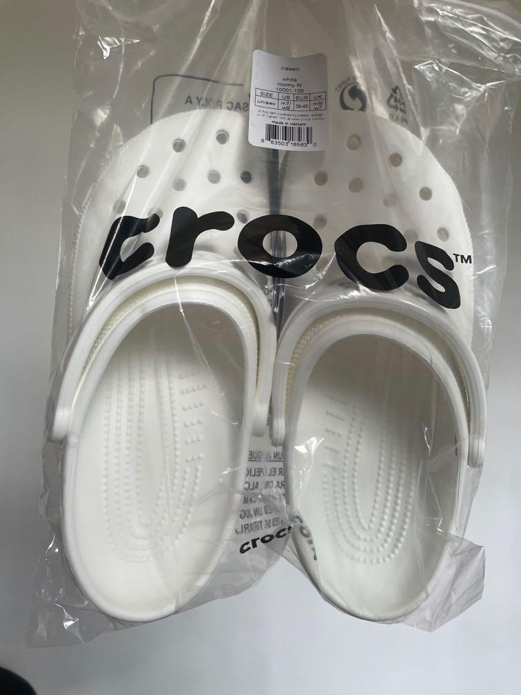 Classic white crocs, Women's Fashion, Footwear, Flipflops and Slides on ...