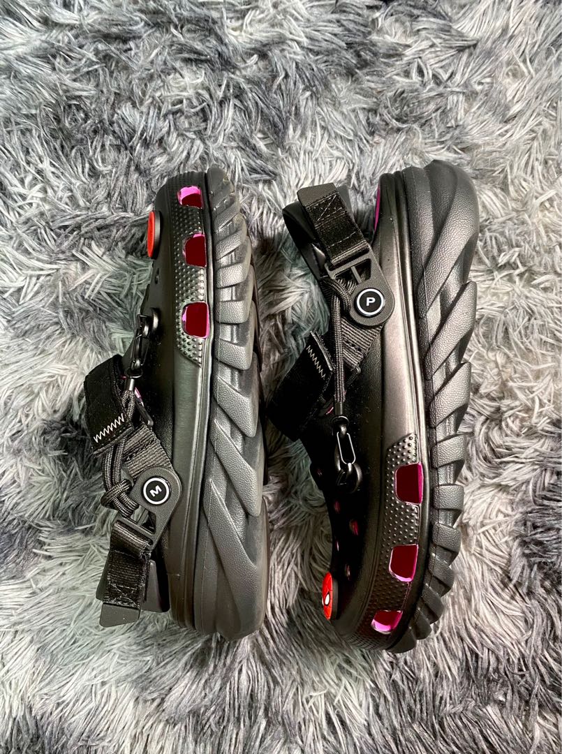 Crocs Post Malone X Duet Max Clog Black, Men's Fashion, Footwear, Dress ...