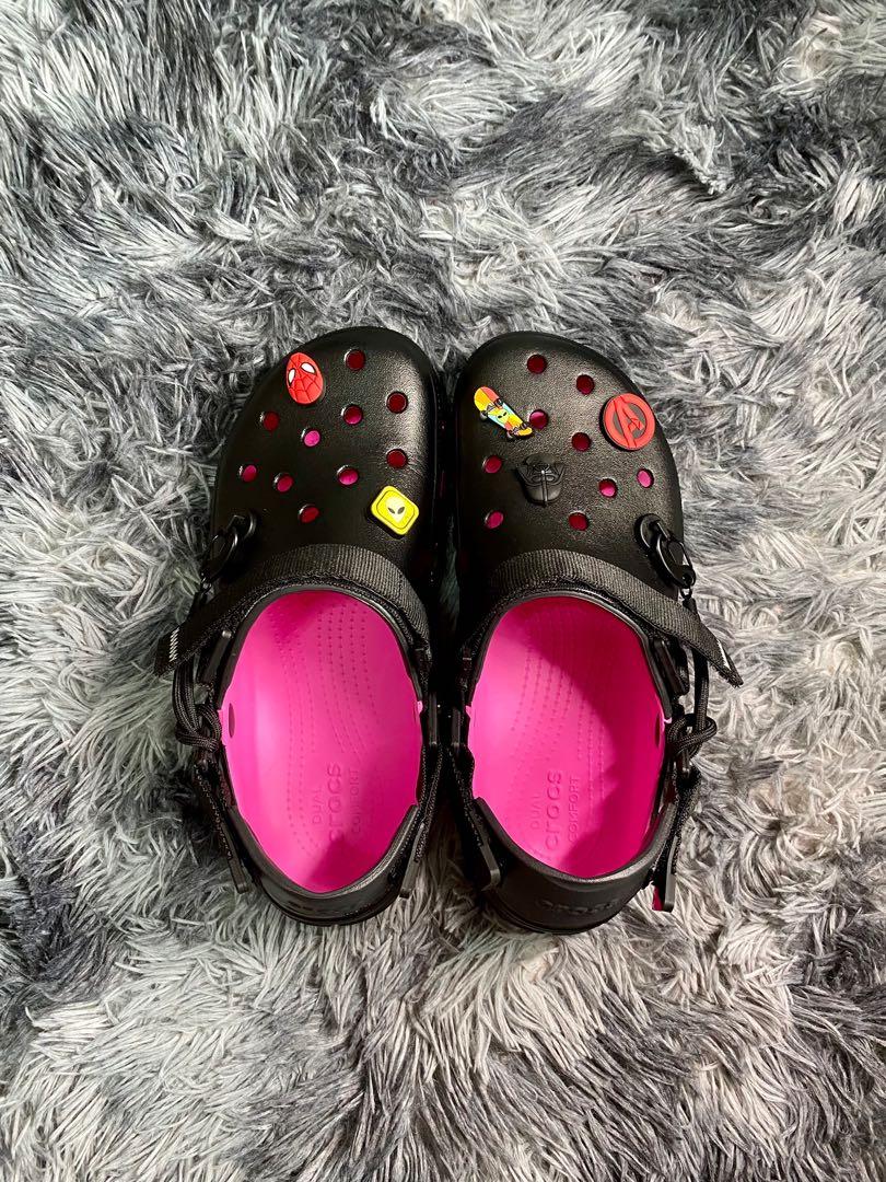 Crocs Post Malone X Duet Max Clog Black, Men's Fashion, Footwear, Dress ...