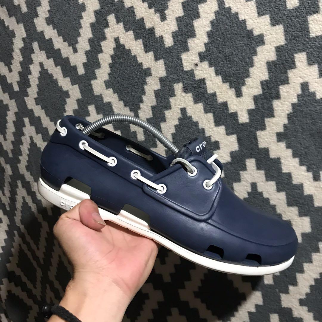 Crocs top~Sider Navy blue, Men's Fashion, Footwear, Casual Shoes on ...