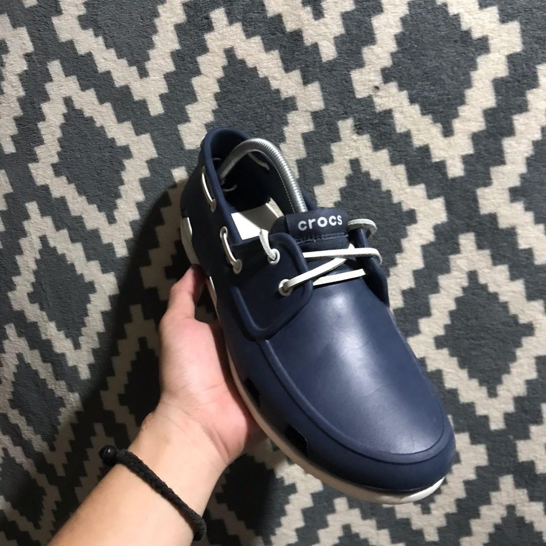Crocs top~Sider Navy blue, Men's Fashion, Footwear, Casual Shoes on ...