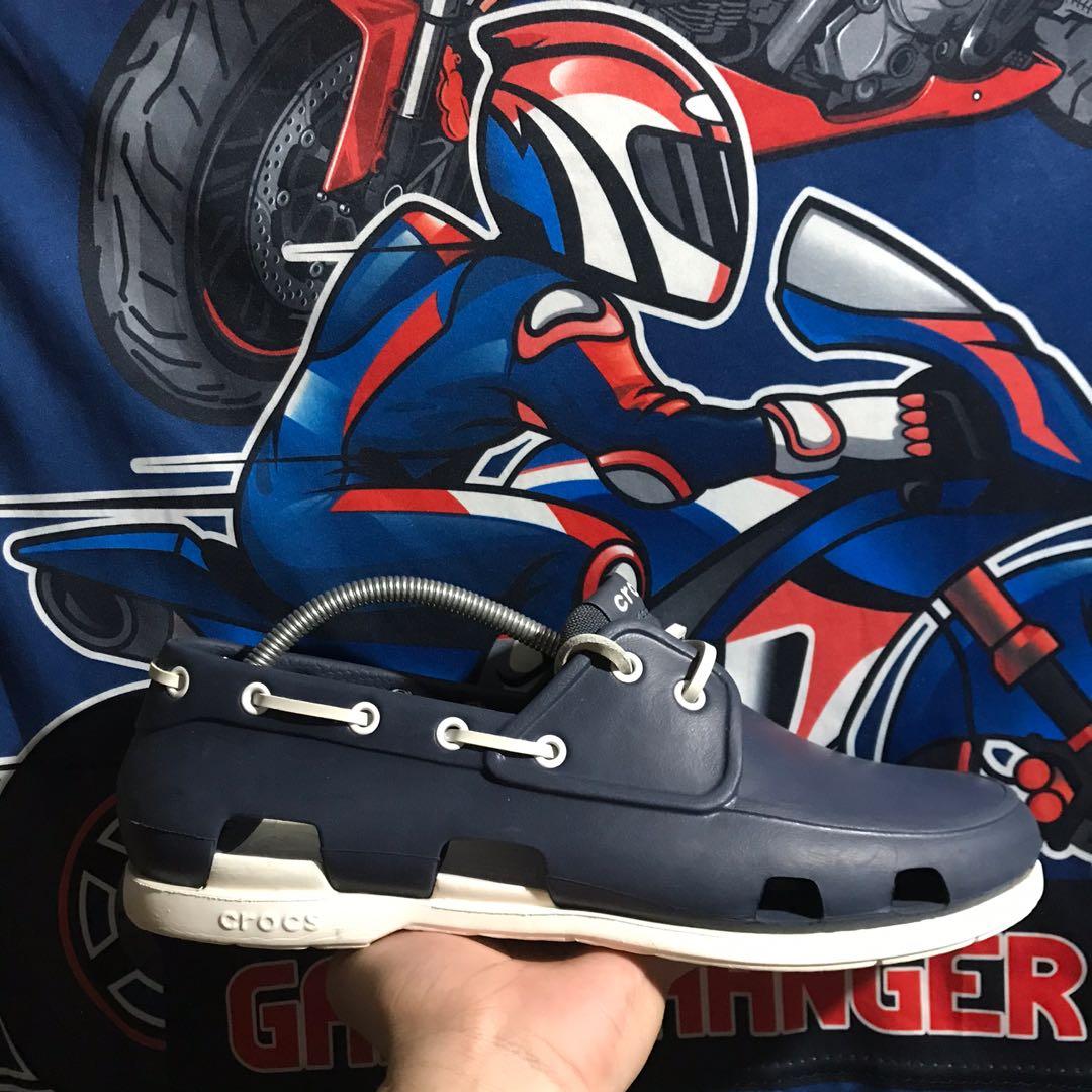 Crocs top~Sider Navy blue, Men's Fashion, Footwear, Casual Shoes on ...