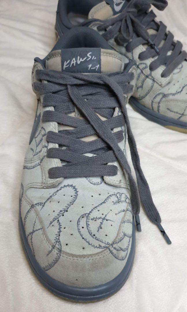 Custom KAWS Dunk Low, Men's Fashion, Footwear, Sneakers on Carousell
