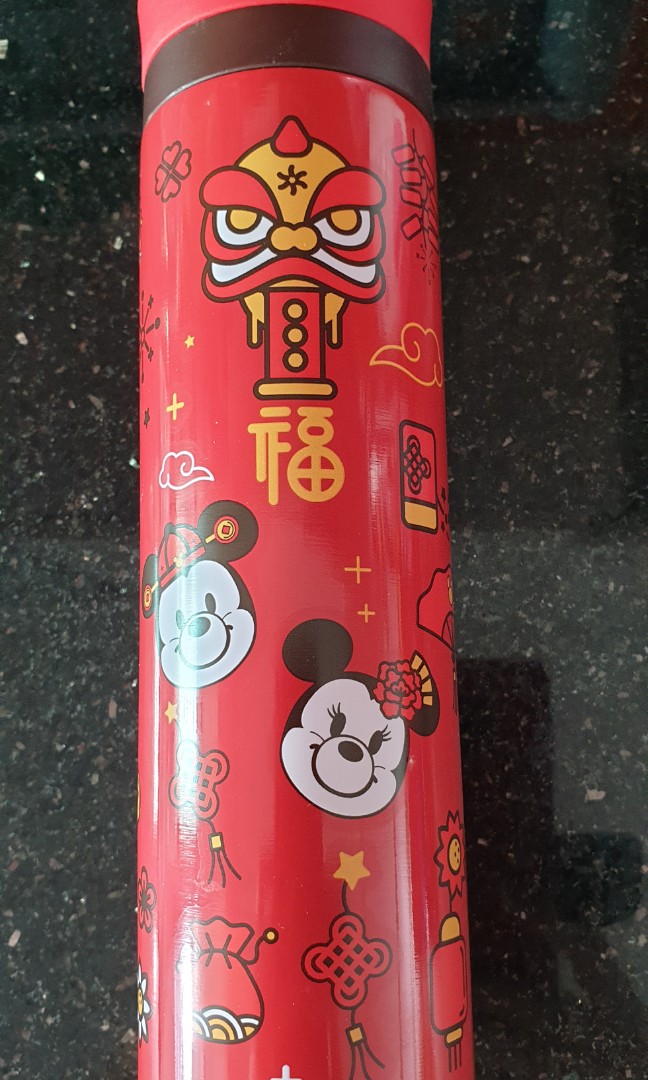 Disney Mickey Minnie Thermal Flask, Furniture & Home Living ...