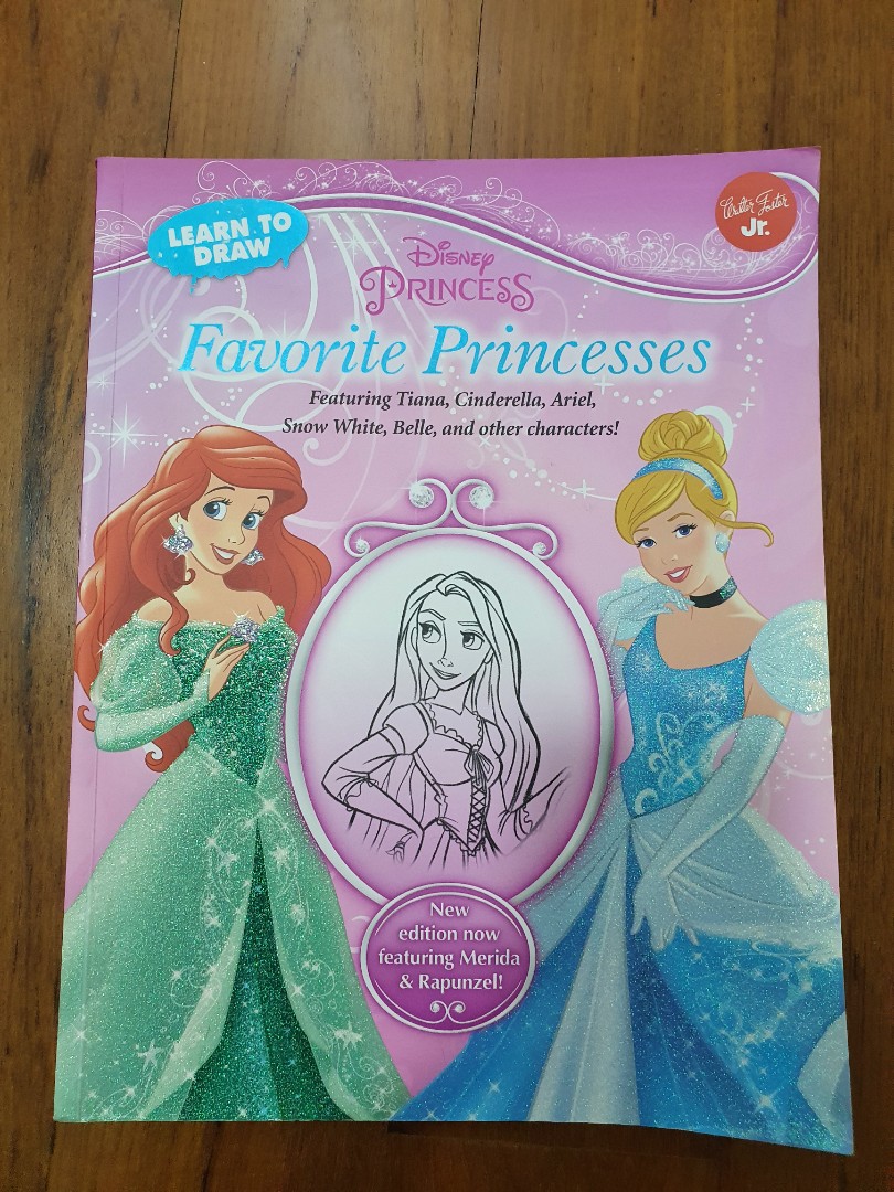 Disney Princess - Learn to draw, Hobbies & Toys, Books & Magazines ...