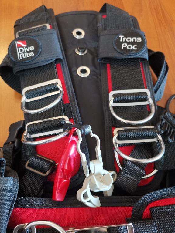 Dive Rite TransPac Harness with Venture Wings, Sports, Sports & Games ...