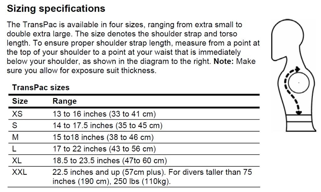 Dive Rite TransPac Harness with Venture Wings, Sports, Sports & Games ...