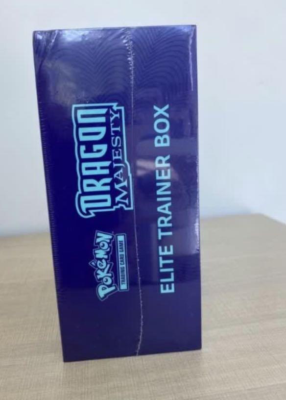 Dragon Majesty Elite Trainer Box ETB with 10 booster packs - Pokémon cards Charizard pikachu ...