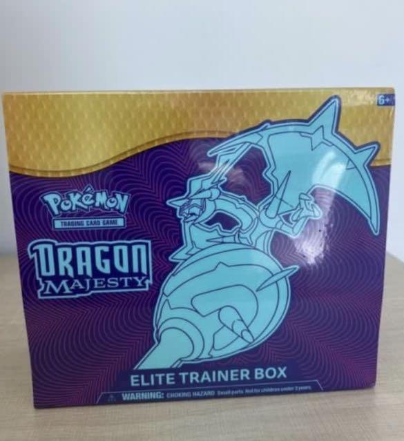 Dragon Majesty Elite Trainer Box ETB with 10 booster packs - Pokémon cards Charizard pikachu ...