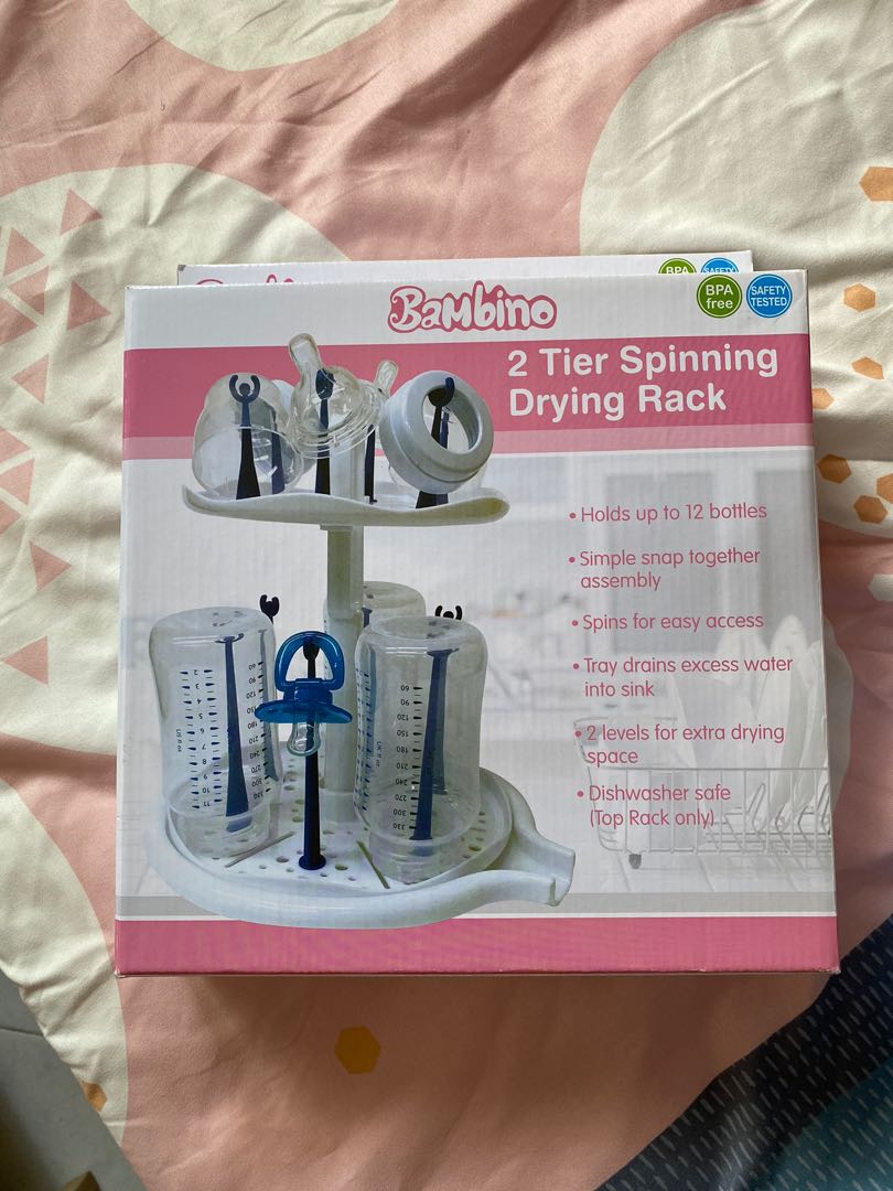 2-tier Spinning Drying Rack, Babies & Kids, Nursing & Feeding, Weaning ...