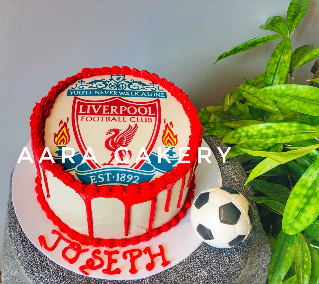 Liverpool FC / Edible image cake/ Birthday cake, Food & Drinks ...