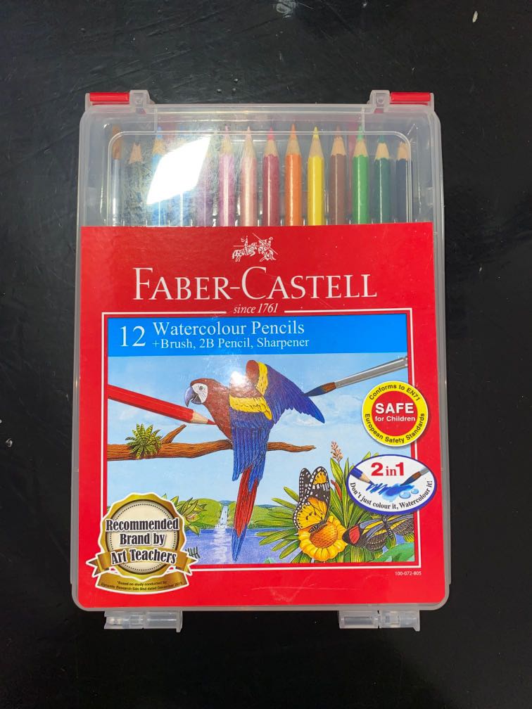 faber-castell with free drawing block, Hobbies & Toys, Stationery ...