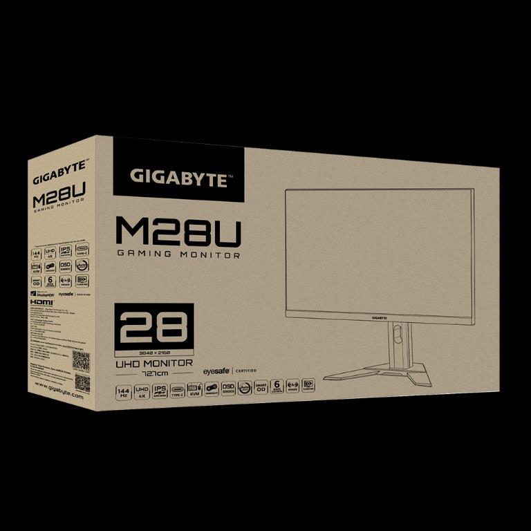 Gigabyte M28U - 28" / Flat / IPS / 4K 3840x2160 / 144Hz / 1ms ...