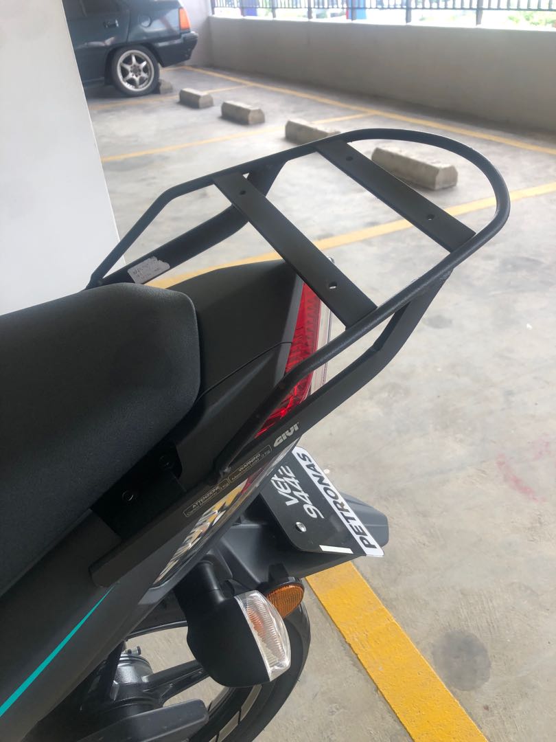 Givi rear rack for Lagenda 115, Auto Accessories on Carousell