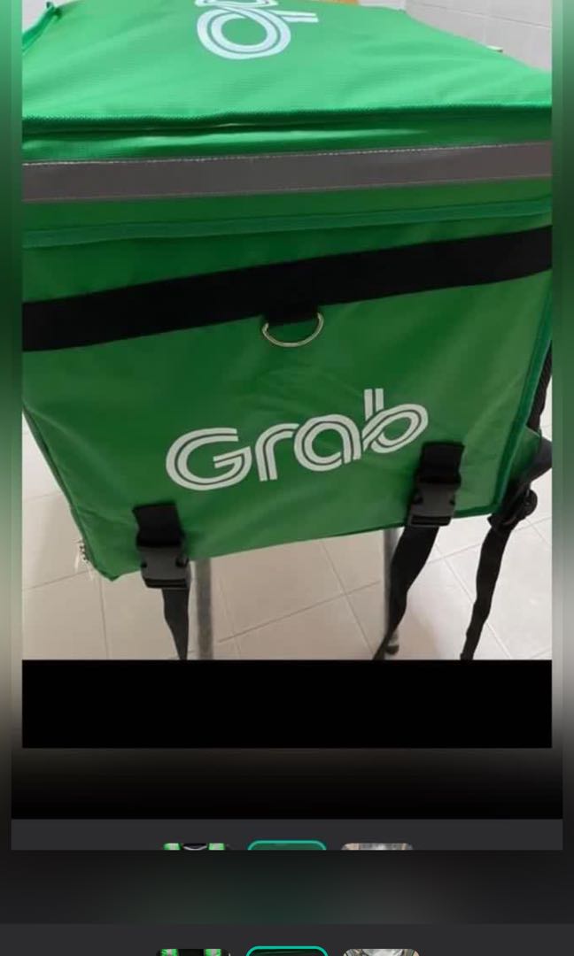 Grab food delivery bag, Everything Else on Carousell