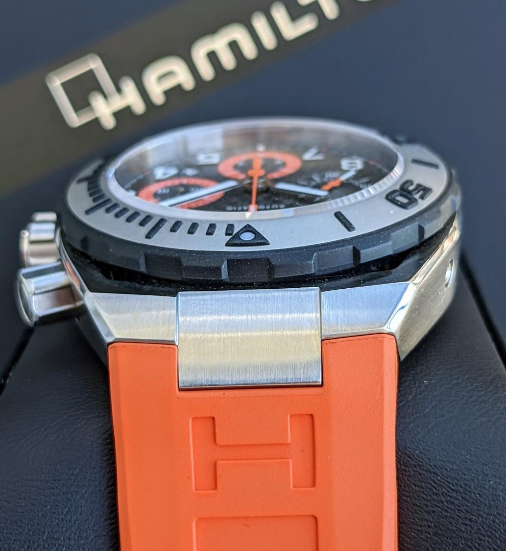 Hamilton Khaki Navy Sub Automatic Chronograph, Luxury, Watches on Carousell