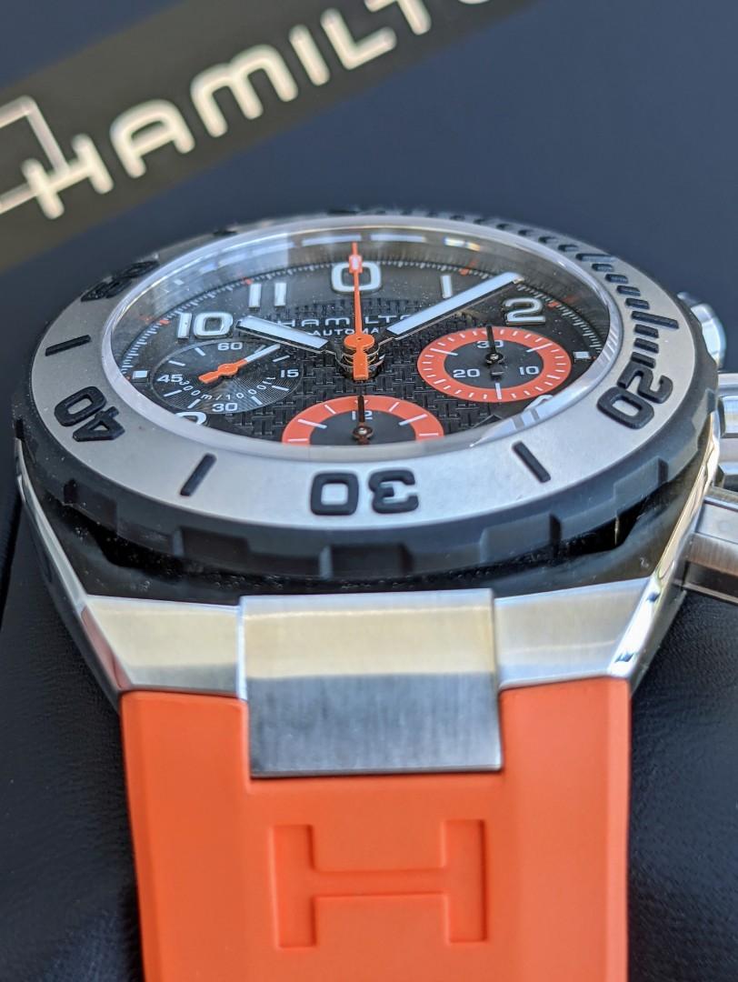Hamilton Khaki Navy Sub Automatic Chronograph, Luxury, Watches on Carousell