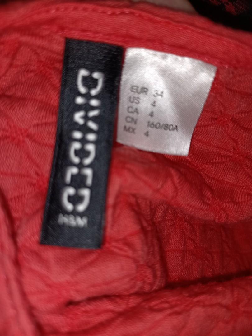 HNM Red Dress, Women's Fashion, Tops, Sleeveless on Carousell
