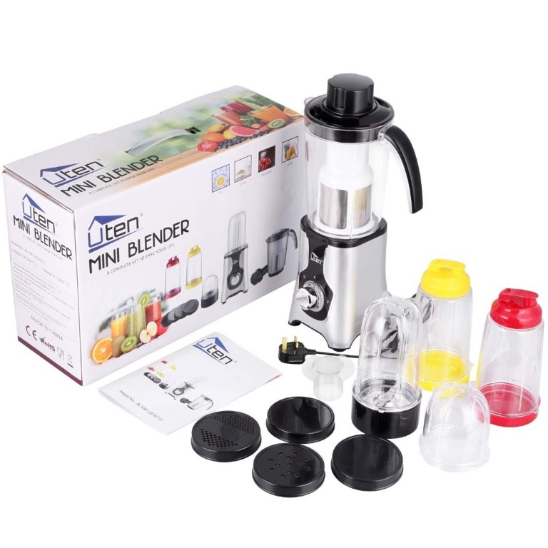 Kn.Uten Mini 4-in-1 Blender Set 220W (BL336), TV & Home Appliances ...