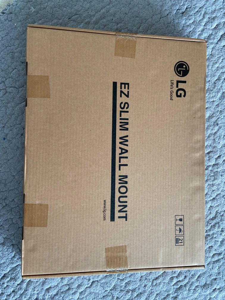 LG EZ Slim Wall Mount, TV & Home Appliances, TV & Entertainment, TV ...