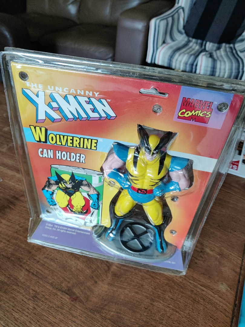 Marvel comics X-Men wolverine can holder, Hobbies & Toys, Toys & Games ...