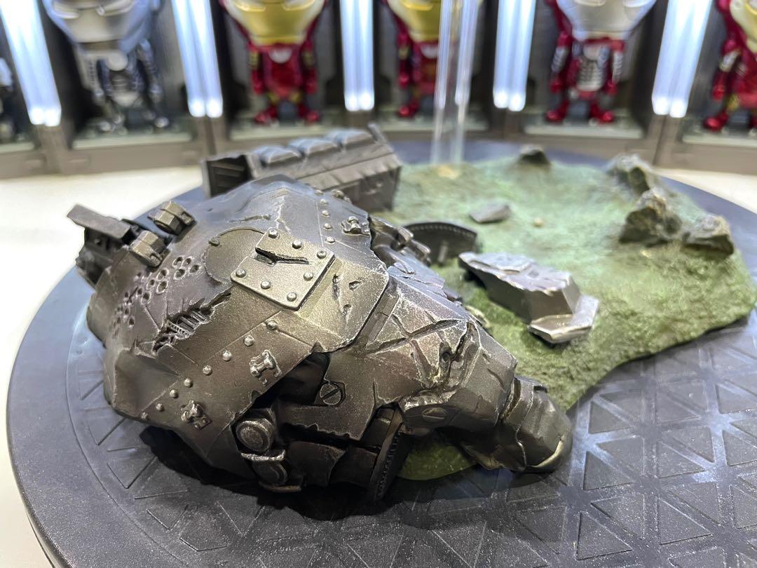 MARVEL IRON MAN 2 HOT TOYS 1/6 SCALE MMS132 IRON MAN MK6 DIORAMA BASE ...