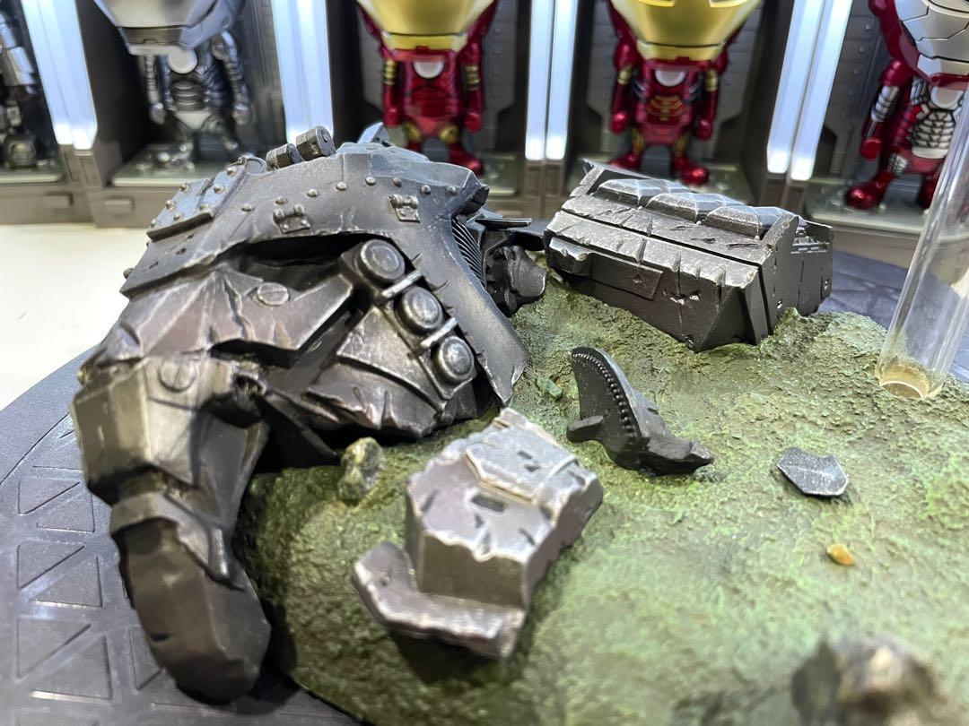 MARVEL IRON MAN 2 HOT TOYS 1/6 SCALE MMS132 IRON MAN MK6 DIORAMA BASE ...