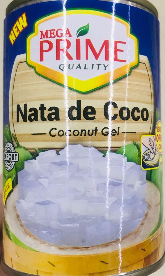 Mega Prime Nata De Coco Coconut Gel 425g, Food & Drinks, Packaged ...