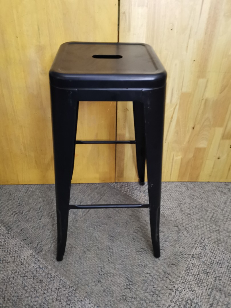 F&B Restaurant Metal Iron High Bar Stool (H:750mm), Furniture & Home ...